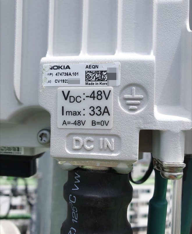 NOKIA AEQN AirScale MAA 32T32R 96AE n78. 80W (CPRI) 474736A